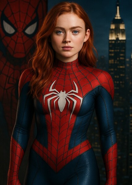 Sadie sink as spider woman mj live in MCU Fan Casting on myCast