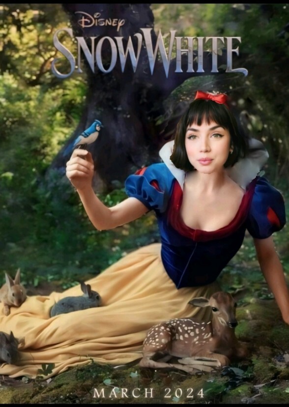 Fan Casting Ana de Armas as Snow white in SNOW WHITE on myCast
