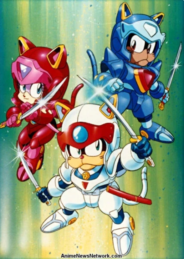 Sonic The Hedgehog characters as Samurai Pizza Cats characters Fan ...