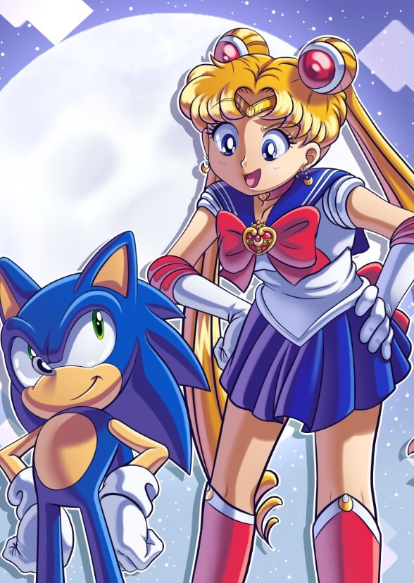 Sonic Vs Sailor Moon - A Multiversal Collision to Save the Stars! Fan ...