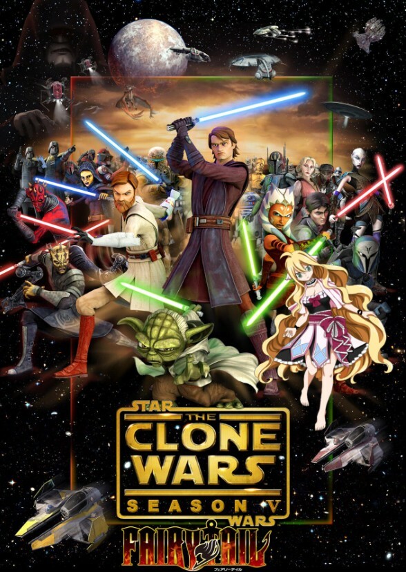 Star Wars and Fairy Tail: The Clone Wars - The Framed Jedi Fan Casting ...