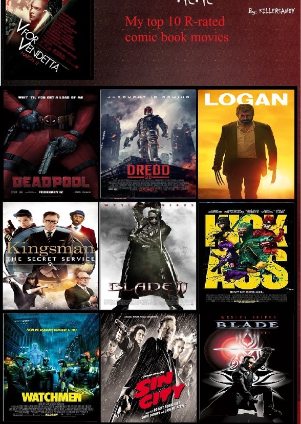 R-Rated Comic Book, Graphic Novel and Video Games adapted features Fan ...