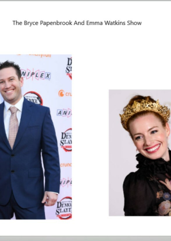 The Bryce Papenbrook And Emma Watkins Show Fan Casting on myCast