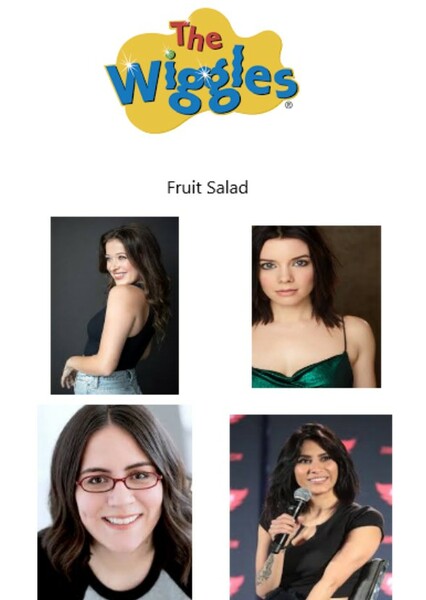 The Female Wiggles:Fruit Salad Episode Fan Casting on myCast