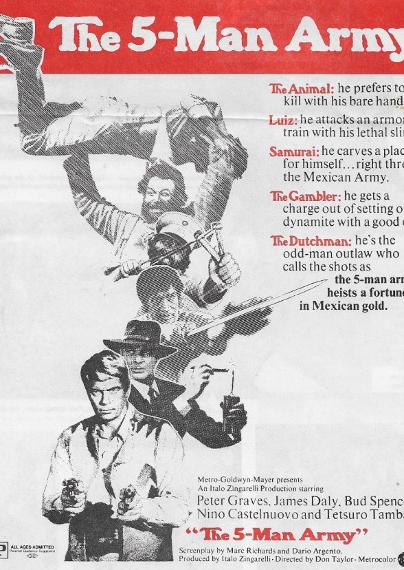 The Five Men Army Fan Casting on myCast