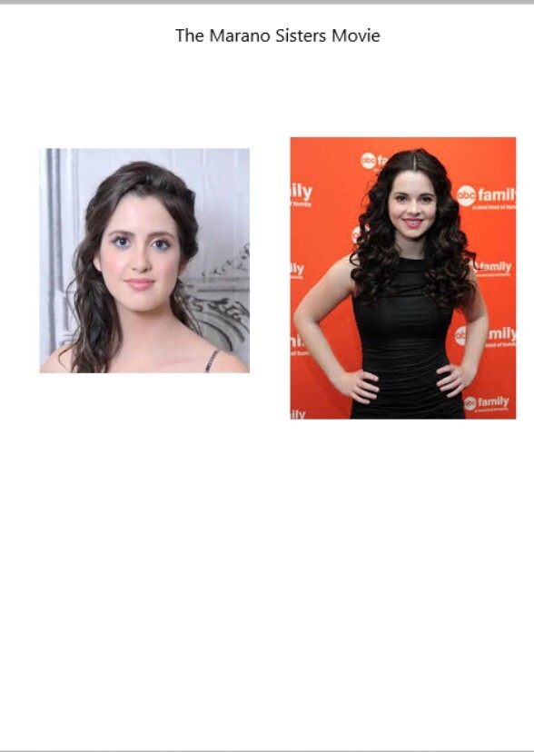 The Marano Sisters Movie Fan Casting on myCast