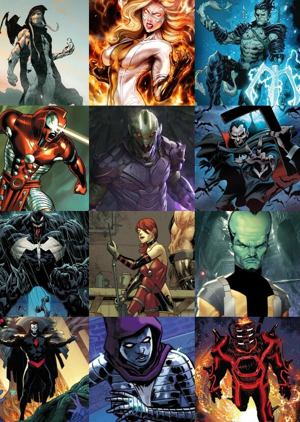 The New Villains LineUp Fan Casting on myCast