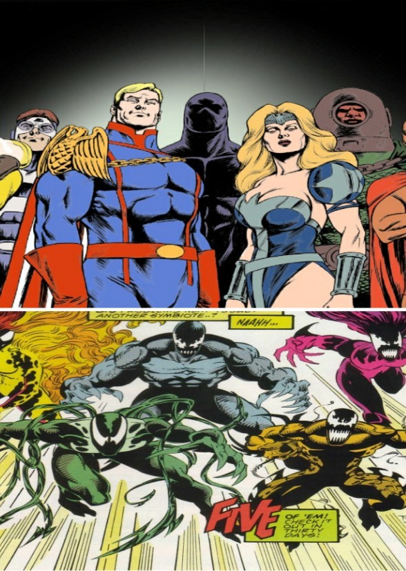 The seven vs venom's offspring (Marvel Vs The Boys) Fan Casting on myCast