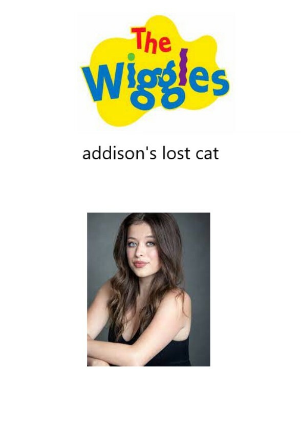 The Wiggles:Addison's Lost Cat Fan Casting on myCast