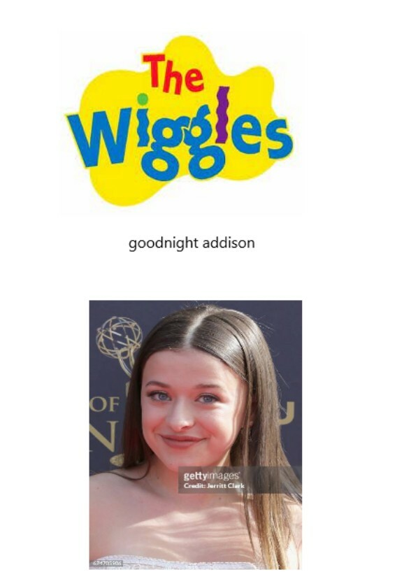 The Wiggles:Goodnight Addison Fan Casting on myCast
