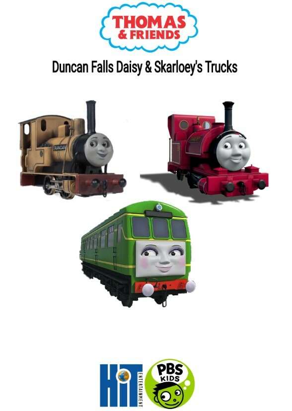 Thomas & Friends:Duncan Falls Daisy & Skarloey's Trucks Series #9 ...