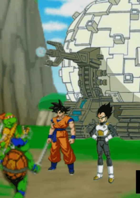 Goku Vs Turtles