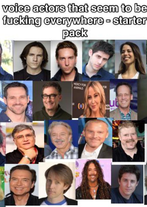 Voice Actors and Actresses of Each Gender Fan Casting on myCast