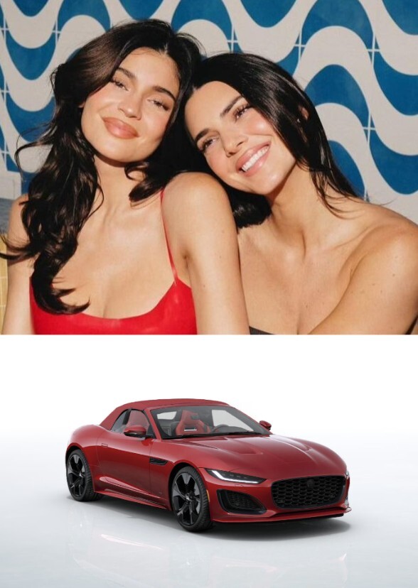 What If Kendall And Kylie Riding In An Red Jaguar F-Type 75 Fan Casting on myCast
