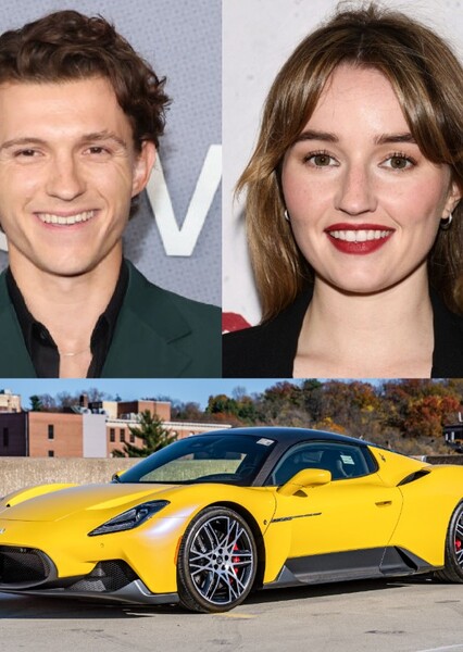 What If Tom Holland And Kaitlyn Dever Riding In An Yellow Maserati MC20 Fan Casting on myCast