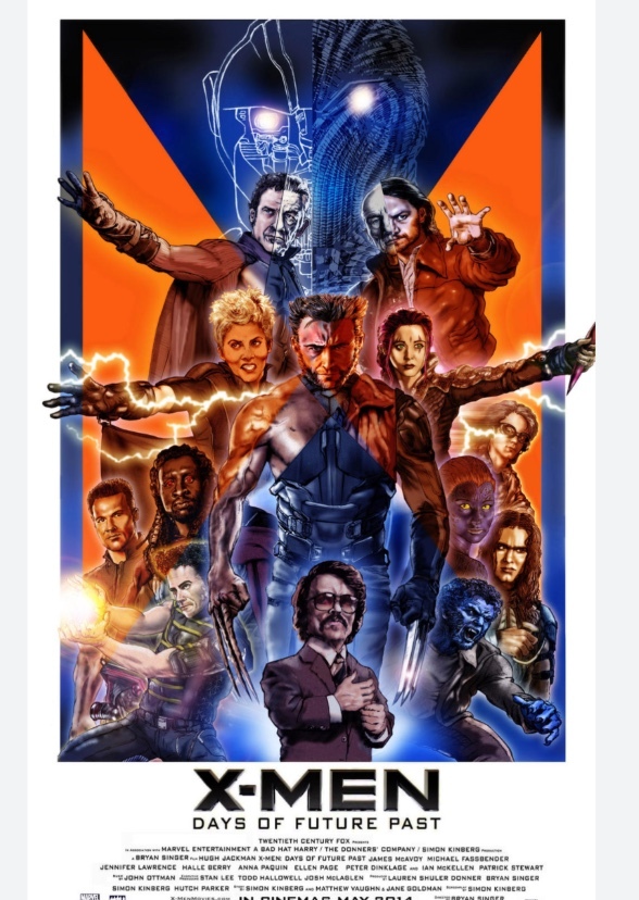 Xmen Days Of Future Past Wolverine Poster Killing Time