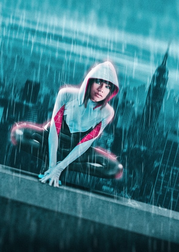 Zeyndya AS ghost spider MJ live in MCU EARTH 78 Fan Casting on myCast